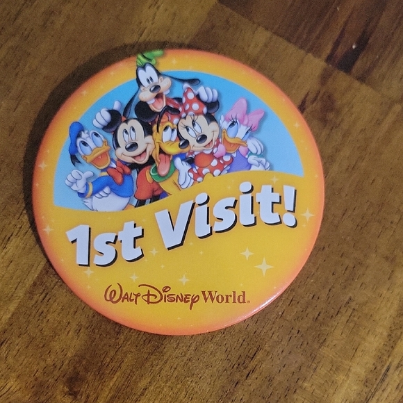 Other | Walt Disney World 1st Visit Button | Poshmark
